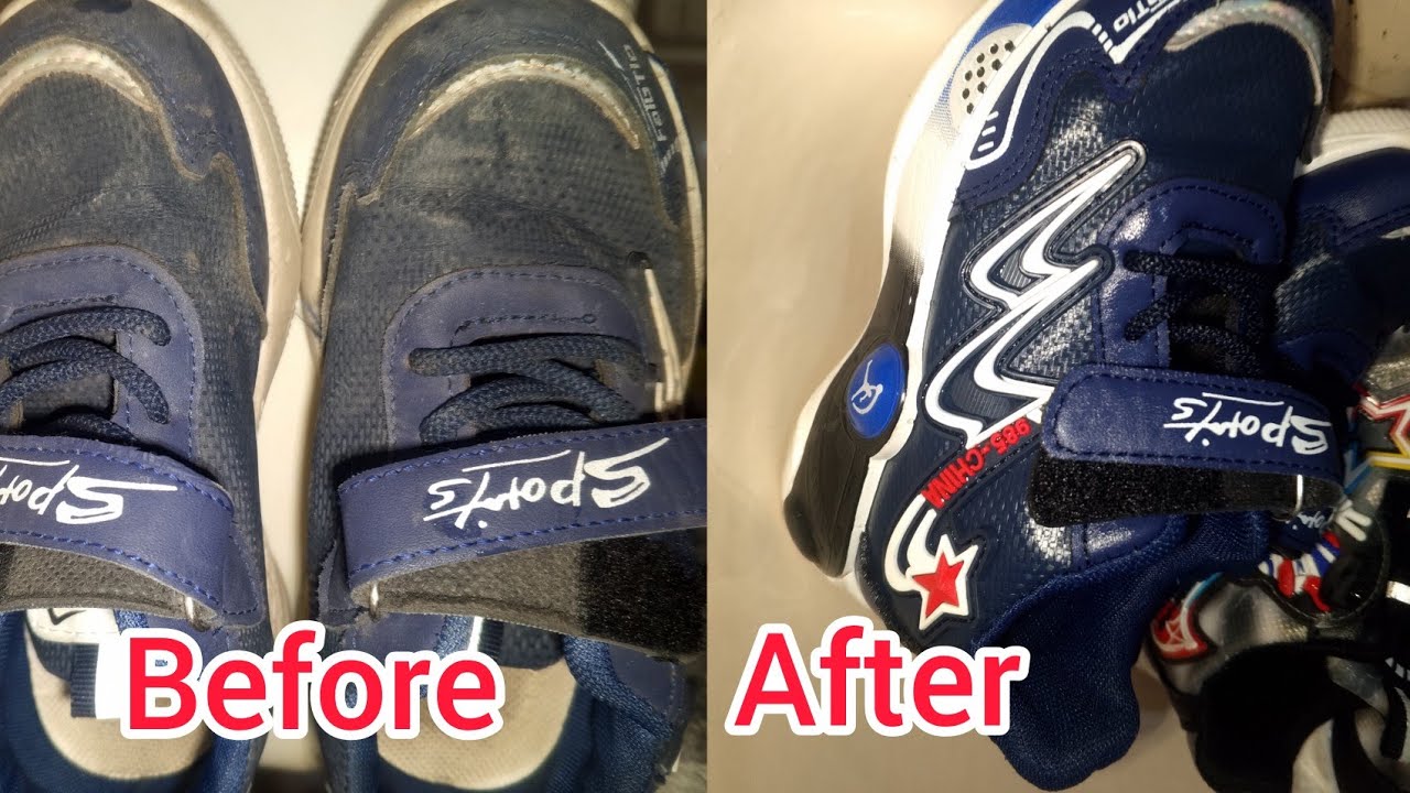 How to Clean Shoes at Home | Saliha Kitchen Hack - YouTube