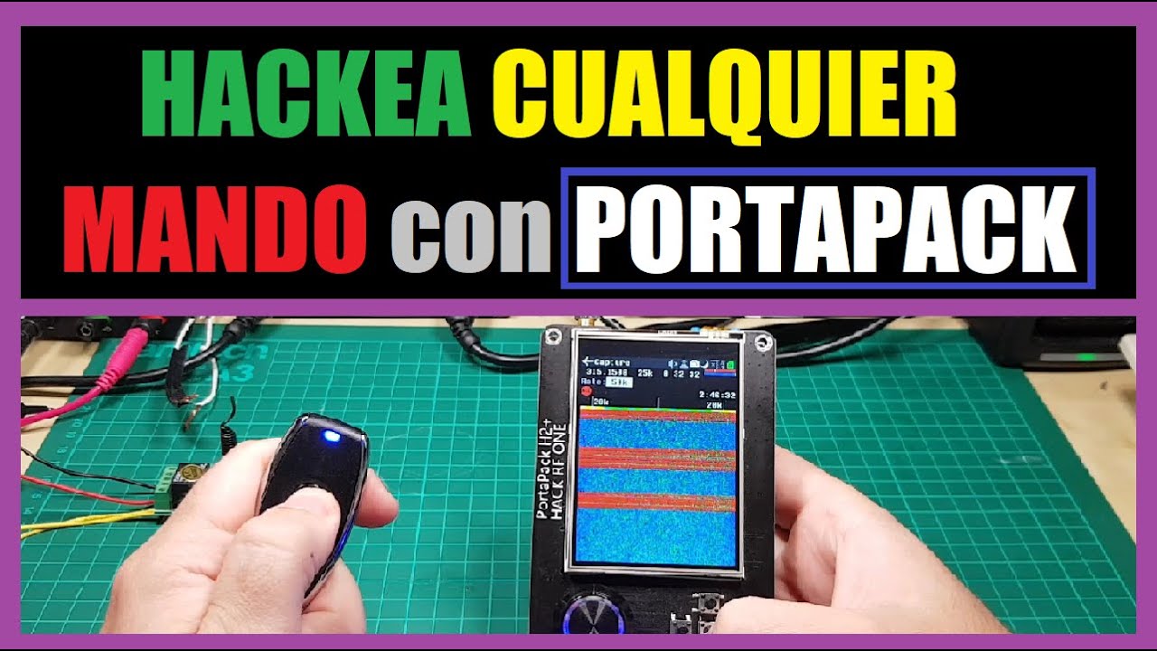 ATAQUE REPLAY con PORTAPACK H2 🛂 - YouTube