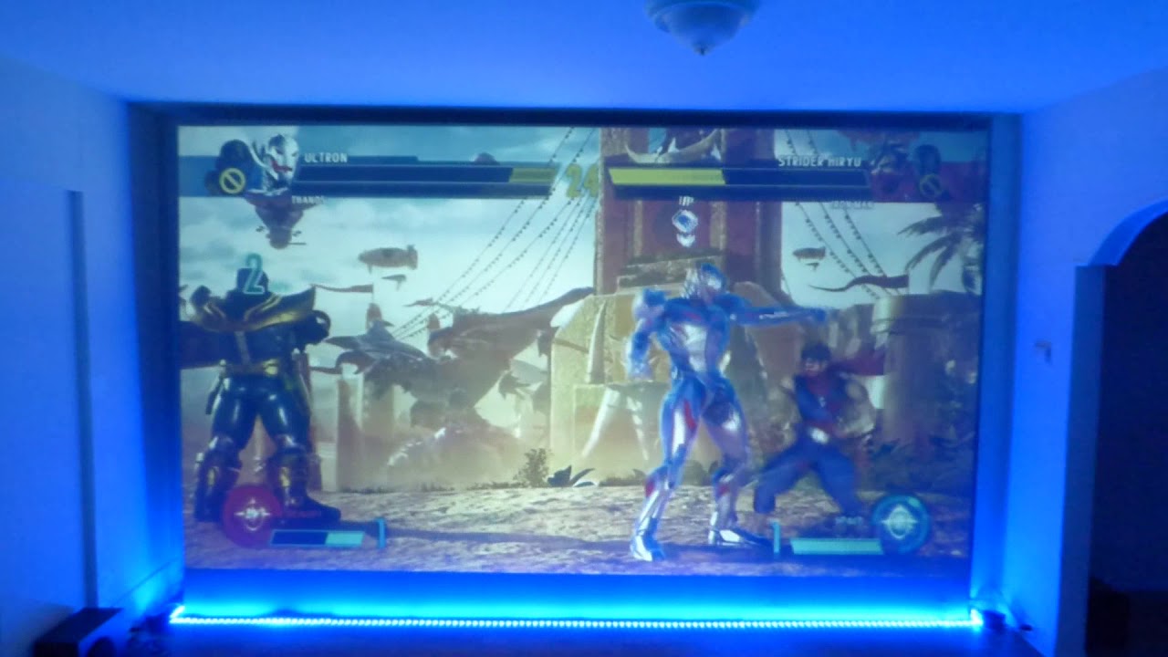 WHAT GAMING LOOK LIKE ON THE NEXT LEVEL! IMMERSE 4K CINEMA SCREEN PAINT ...