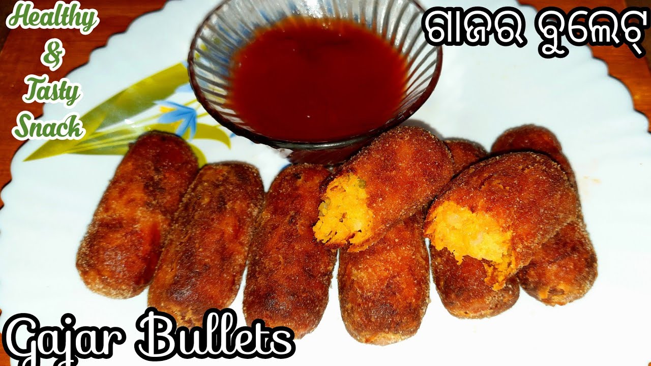 Carrot Bullets || Children's Healthy Snack Recipe || Crispy Carrot ...