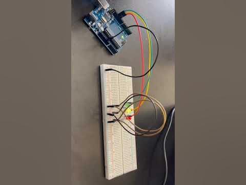 Practica con Arduino "Encendido de 3 Leds" - YouTube
