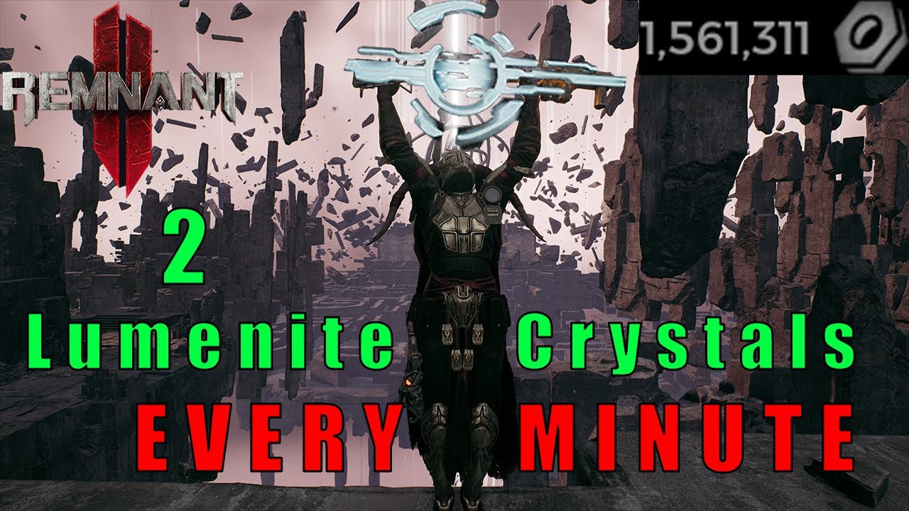 Remnant 2 BEST Lumenite Crystal farm up to 2 per minute - YouTube