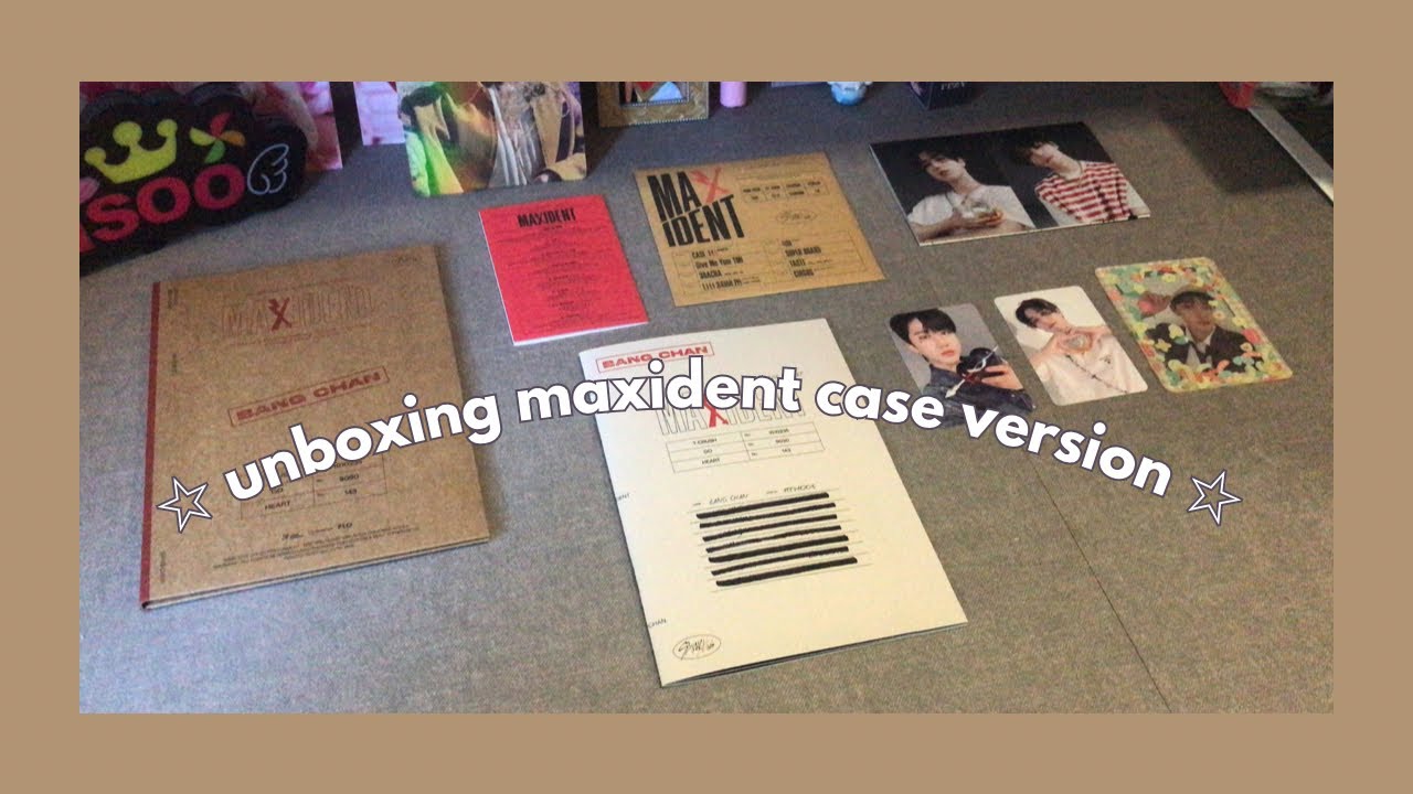 unboxing stray kids maxident case version !! - YouTube
