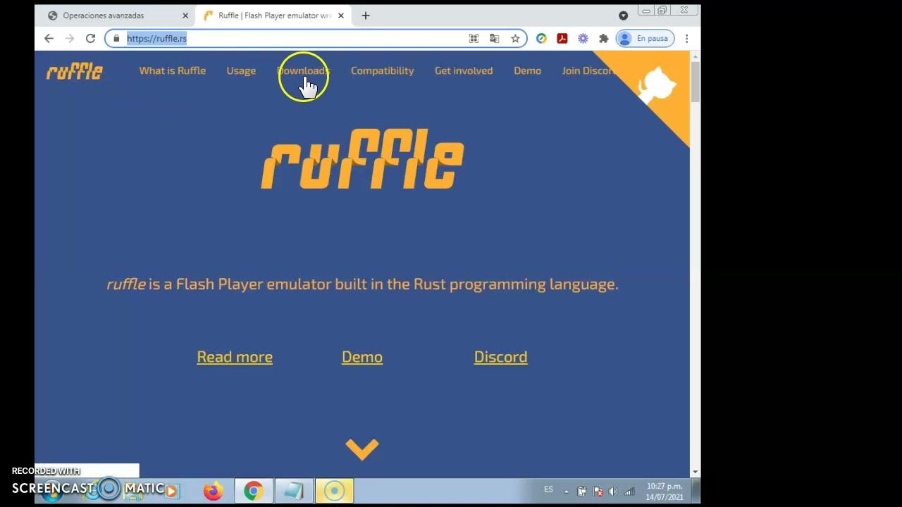 Tutorial de instalación Ruffle - YouTube