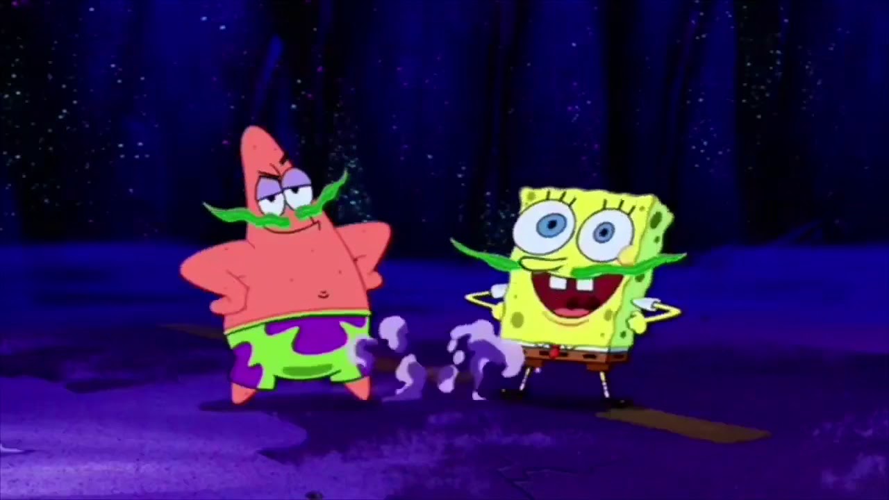 A totally normal scene from the spongebob movie - YouTube