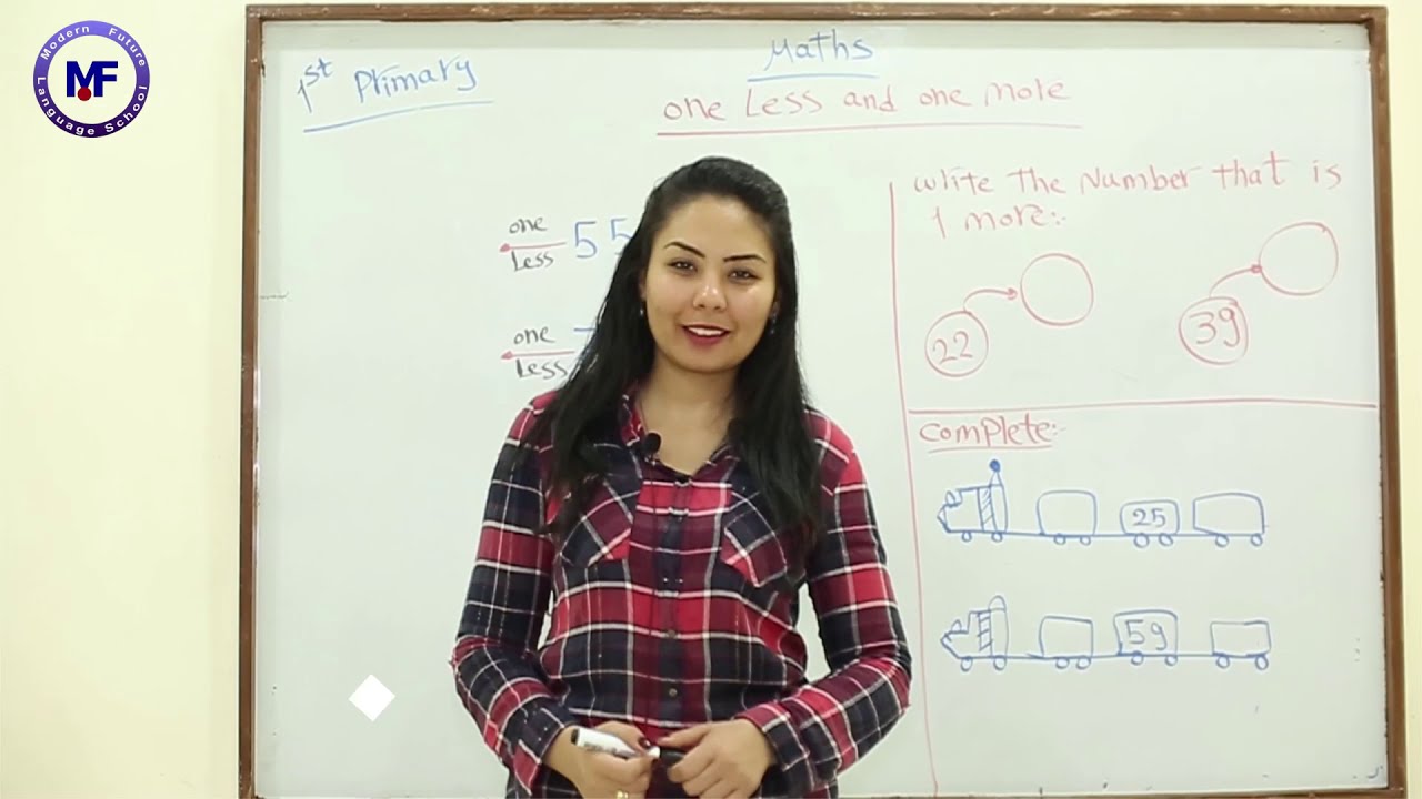 Math // One Less and One More // 1st Prim // Ms Sarah Isaac - YouTube
