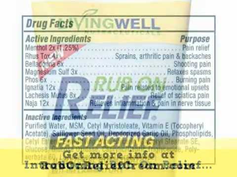 Rub On Relief Review: #1 All-Natural Homeopathic Pain Cream - YouTube