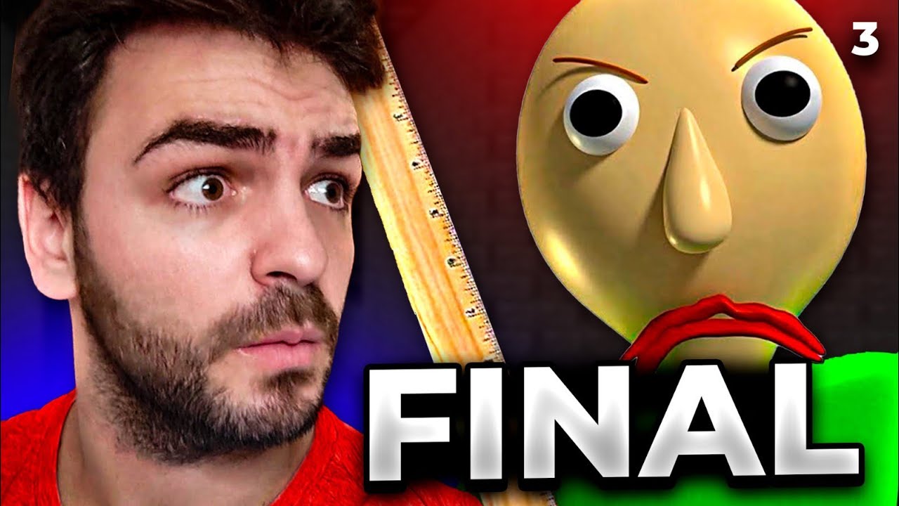 ADIOS CALVO DE M...😂 ME PASO BALDI'S BASIC - YouTube