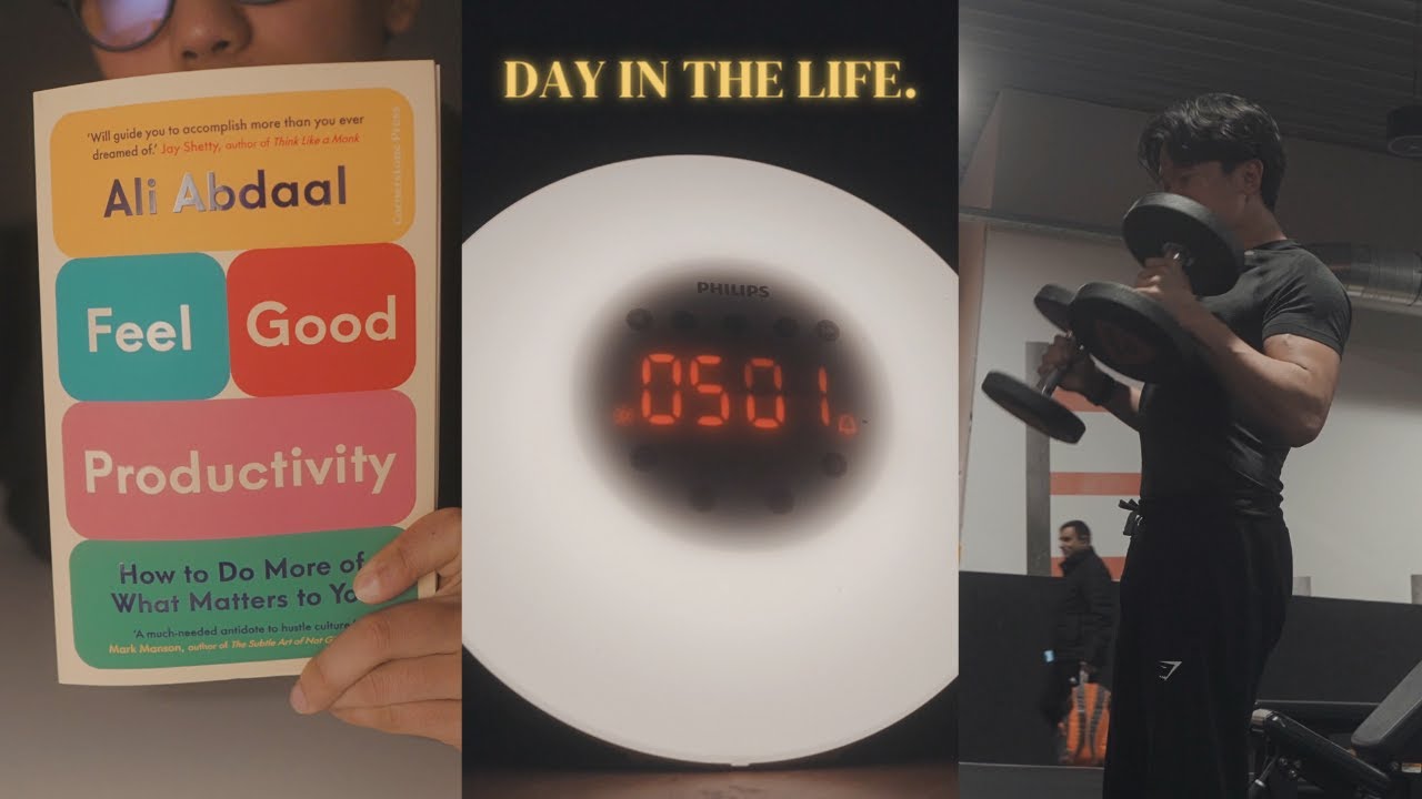 A DAY IN MY LIFE | 5 AM Morning Routine, Gym Session, Running, Reading ...
