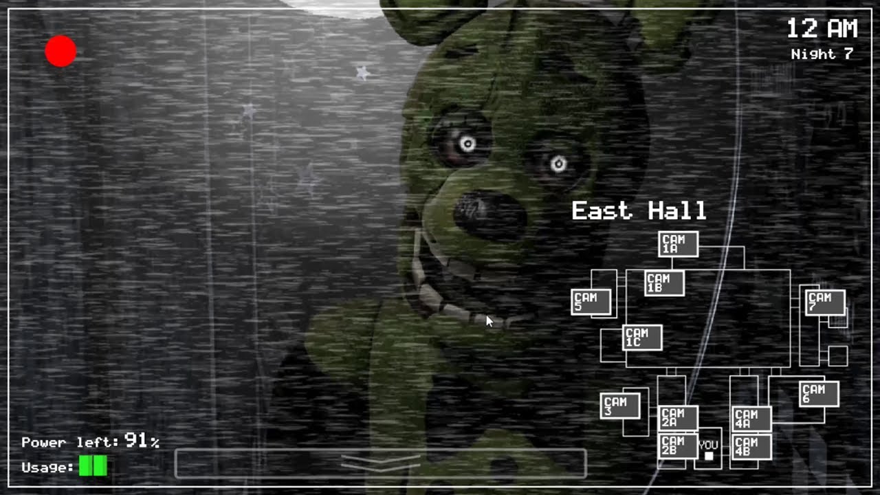 FNaF Movie Springtrap in Five Nights at Freddy's (FNaF 1 Mods) - YouTube