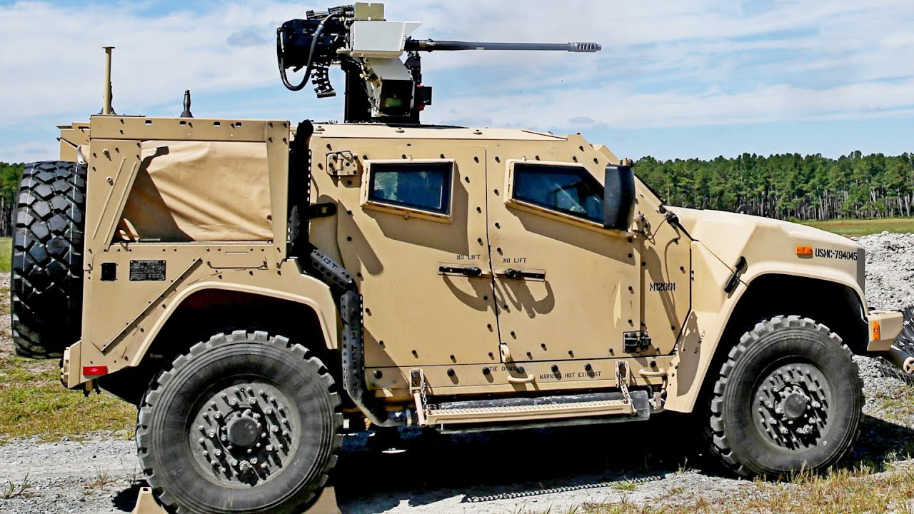 The US Marines are testing the new XM914 cannon for the JLTV armored ...