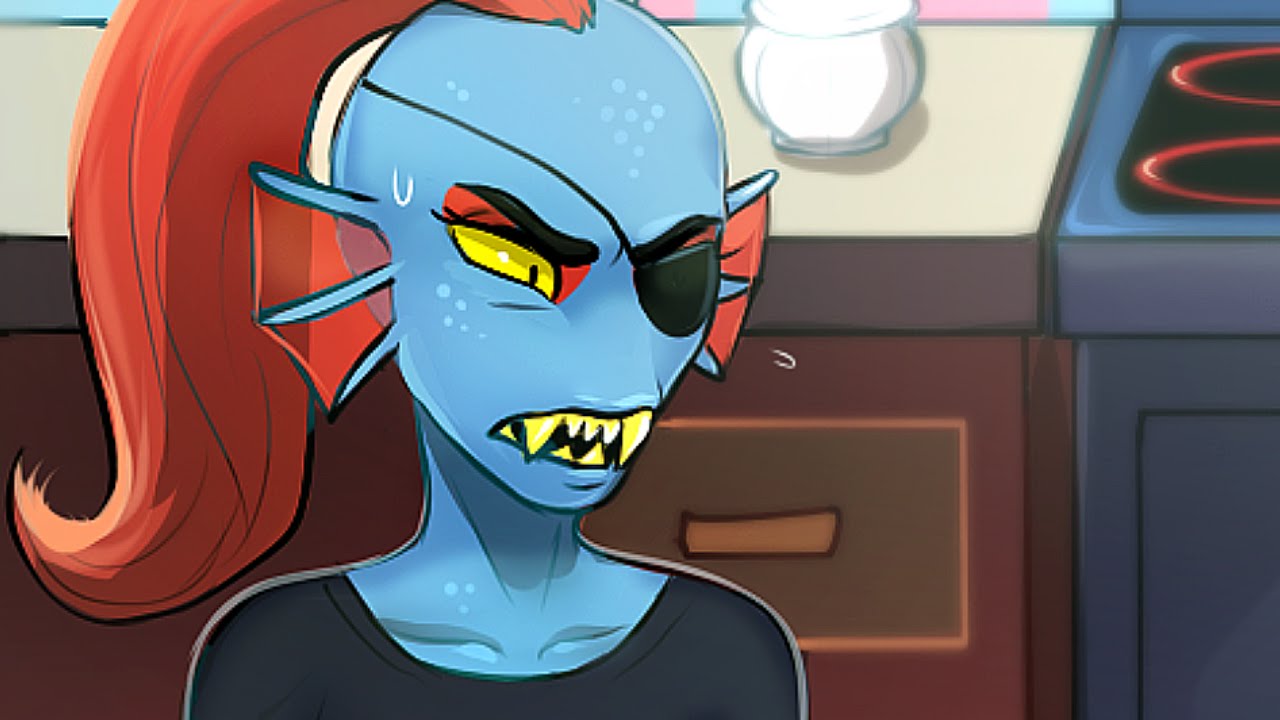 Undertale - Speedpaint - Visiting Undyne's House - YouTube