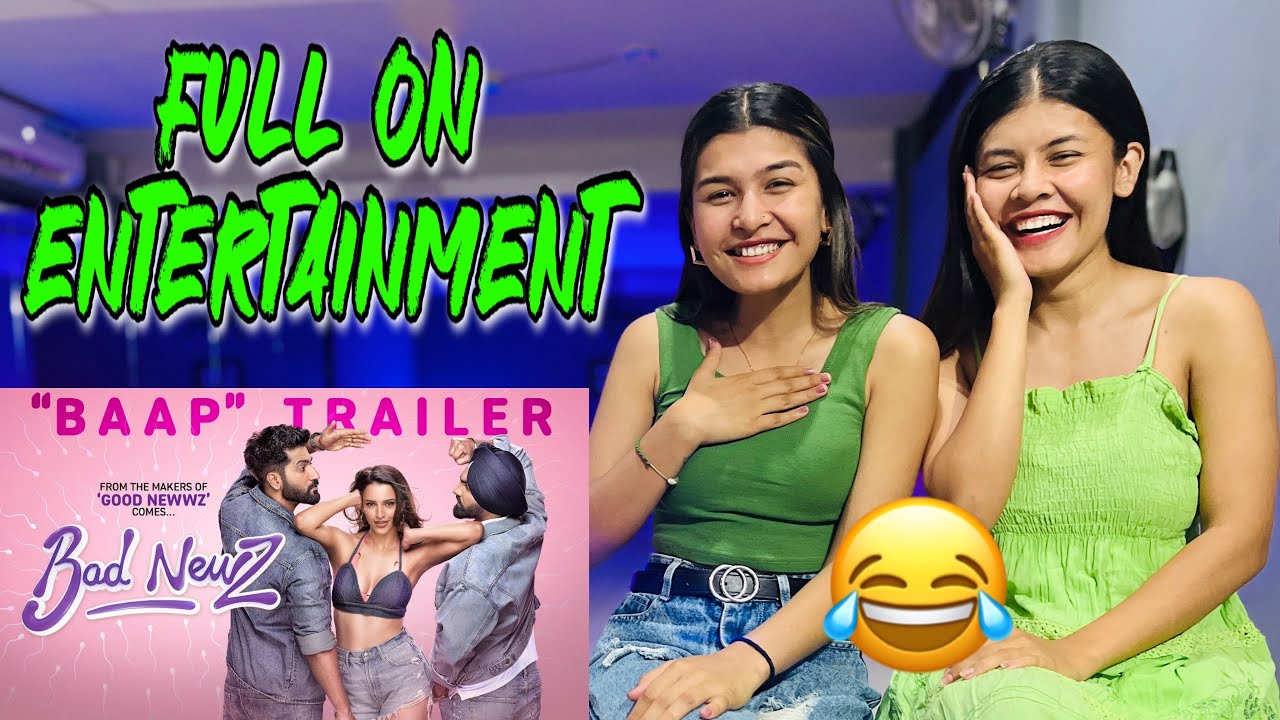 Bad Newz - Official Trailer | Vicky Kaushal | Triptii Dimri | Ammy Virk | Reaction Video - YouTube