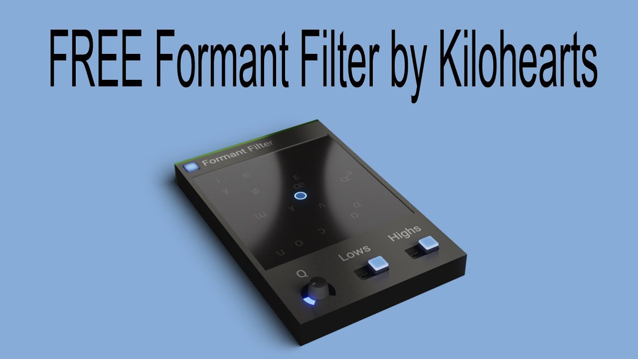 FREE Formant Filter by Kilohearts - YouTube