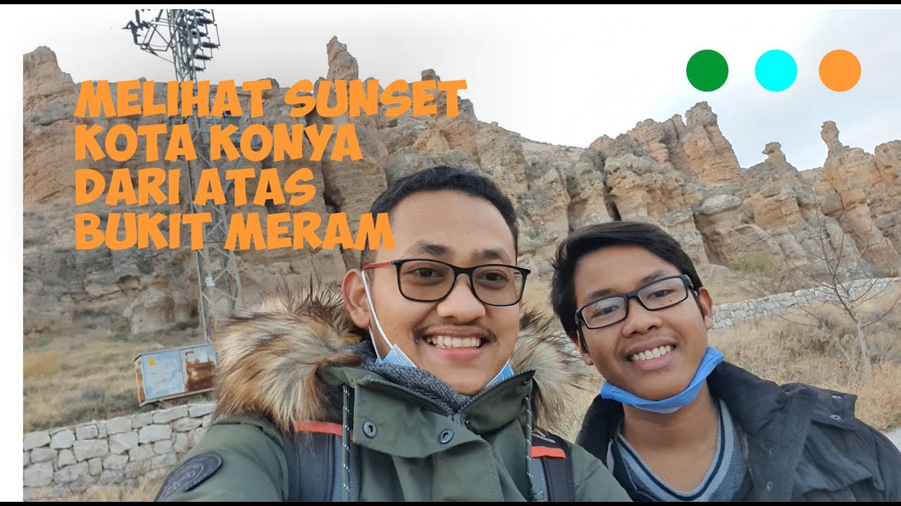 Melihat Suasana Sunset Konya dari Bukit Meram, Turkey - YouTube