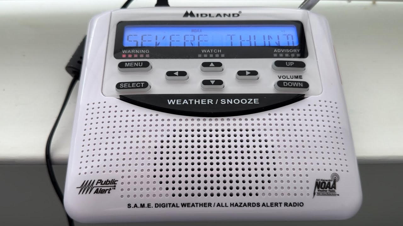 NOAA Weather Radio - Severe Thunderstorm Warning [EAS #324] (7/9/23 ...