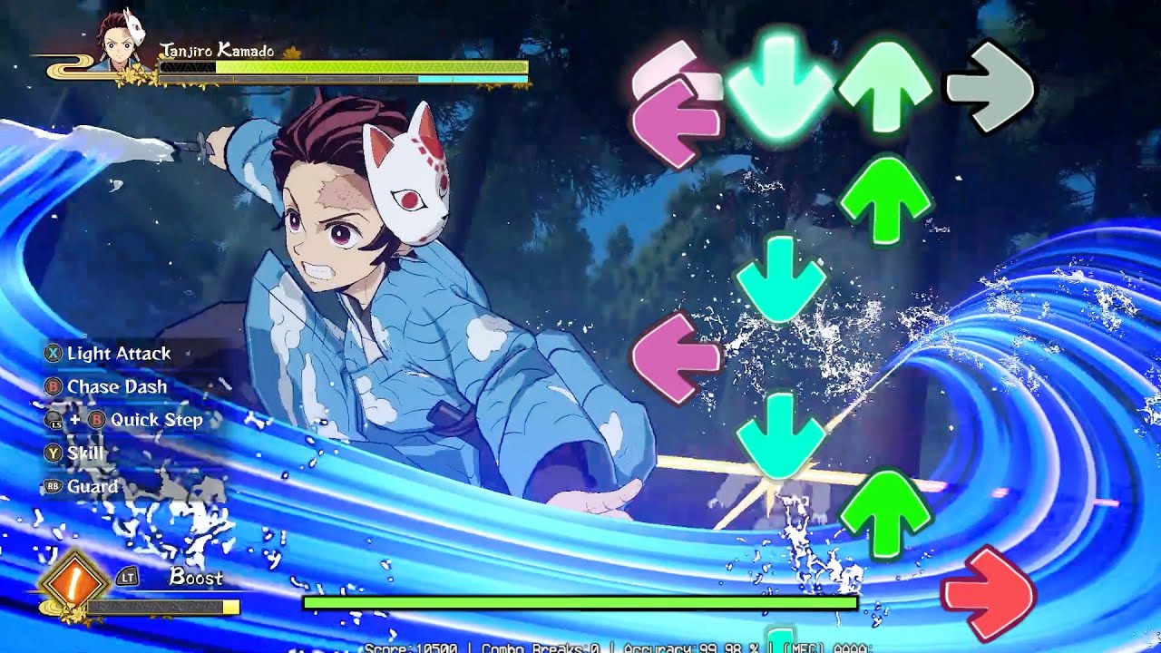 FNF Ejected Be Like In Demon Slayer - Tanjiro Kamando vs Demon - Demon ...