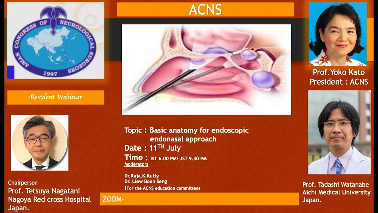 ACNS Webinar - July 11- Basic Anatomy for Endoscopic Endonasal ...