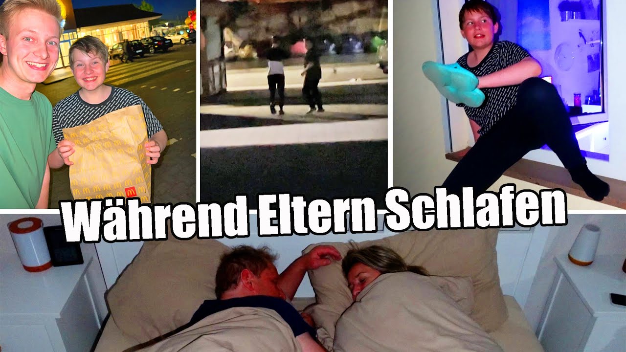 Das machen wir wenn unsere Eltern schlafen 😴 Nachts aus dem Haus ...