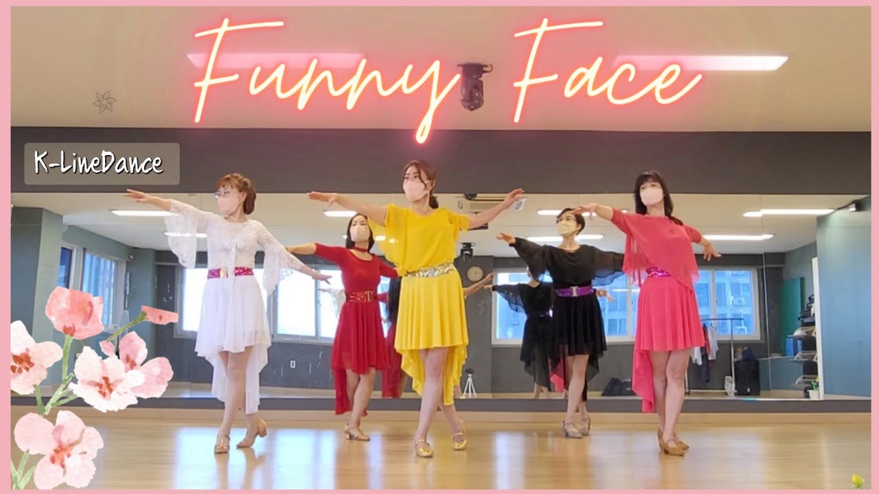 Funny Face LineDance / Improver Waltz / @k-linedancebogyeong6908 - YouTube