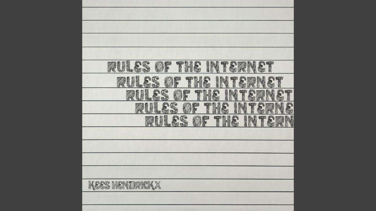Rules of the Internet - YouTube