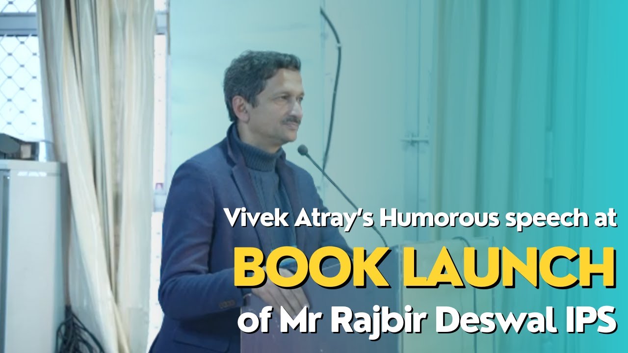 Vivek Atray TEDx Motivational Speaker: Humorous speech at the Book ...