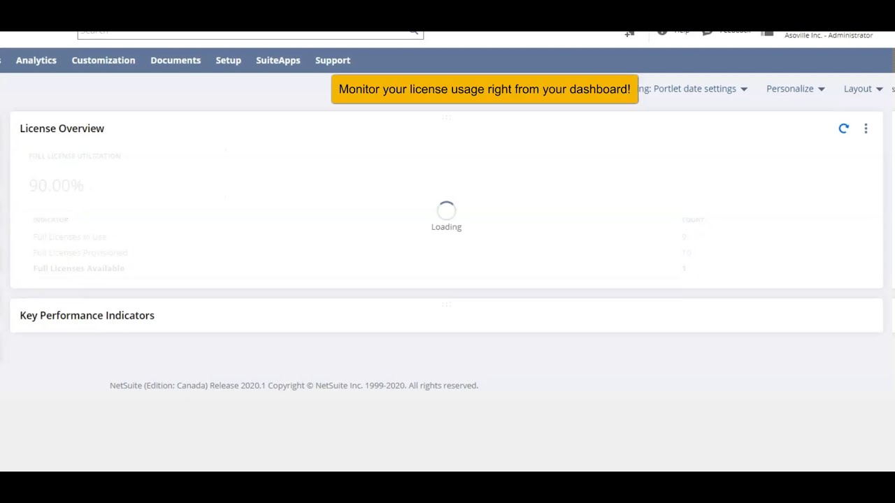 NetSuite License Utilization Portlet Demo - YouTube