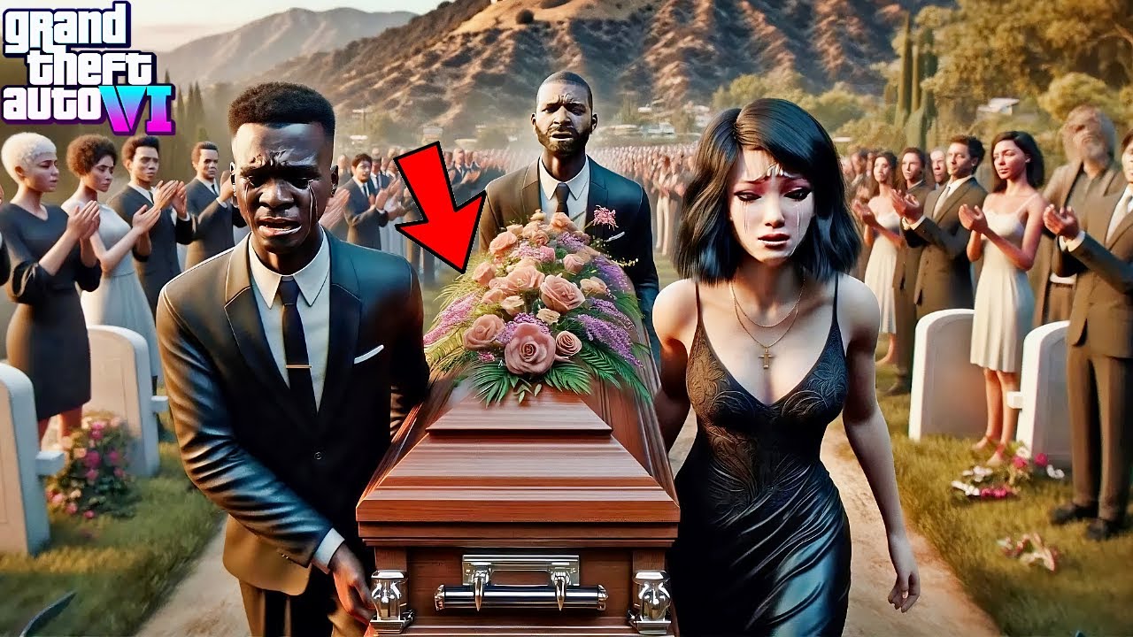 😢💔Funeral Of Franklin Clinton-GTA 5 Real Life Mod Remastered Season 1 ...
