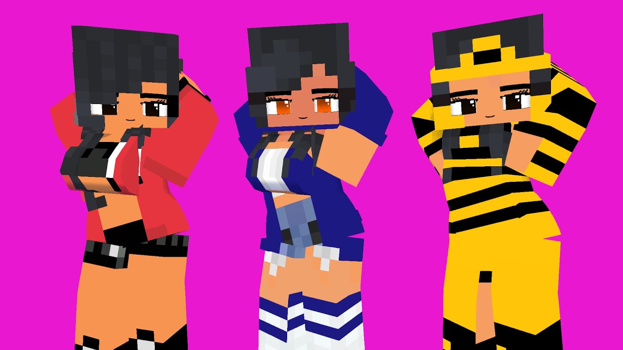 DARLING OHAYO SUPER IDOL DANCE : MINECRAFT ANIMATION | APHMAU 26 ...