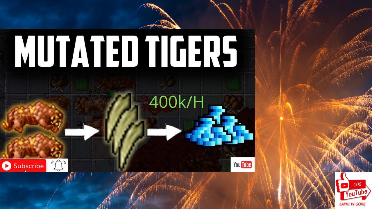 Tibia Mutated Tigers 400k/h - YouTube
