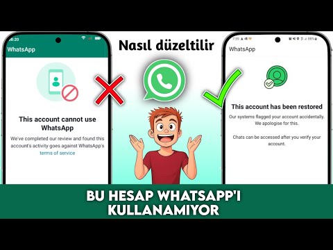 Bu Hesap WhatsApp'ı Kullanamıyor  Hatası Nasıl Düzeltilir | 100% Çalışan Çözüm (2025)