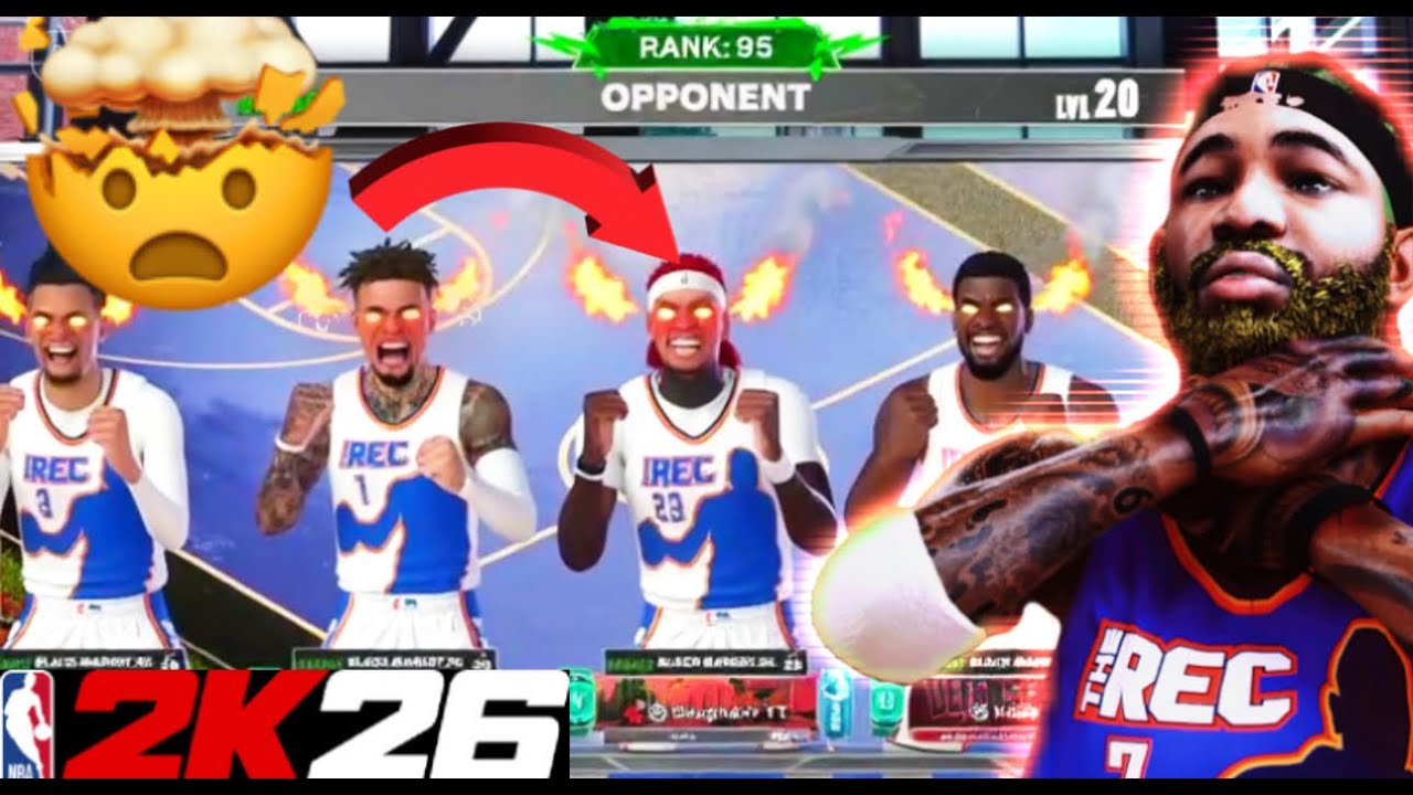 Beating Joe Knows’ Black Market 2K Crew ft. Baugher In The Rec!🤯 - YouTube