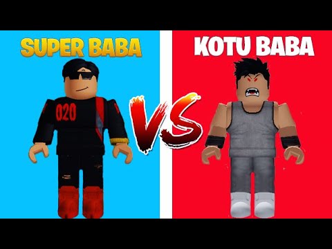 ⚡Brookhaven Super Baba vs Kotu Baba⚡ | HAYAT HIKAYESI GERÇEK HAYAT ROLEPLAY | Roblox Türkçe