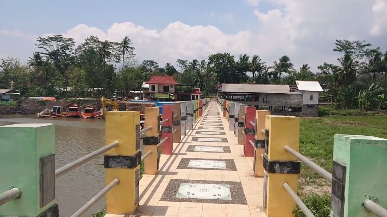 keindahan jembatan biru rawa pening - YouTube