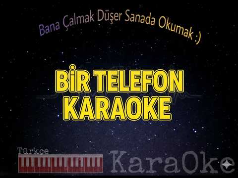 Bir Telefon Karaoke (Hakan Altun) 2026 Karaoke #hakanaltun