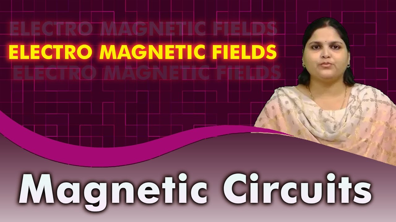 LEC19 | ELECTRO MAGNETIC FIELDS | Magnetic Circuits By A. Shubhangi Rao - YouTube