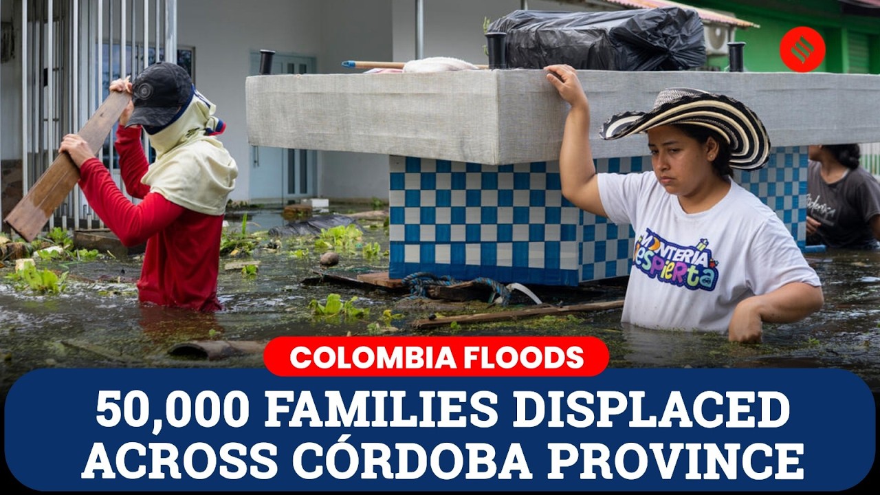 Colombia Flood Tragedy: Families Evacuate as Homes Collapse Under Water ...