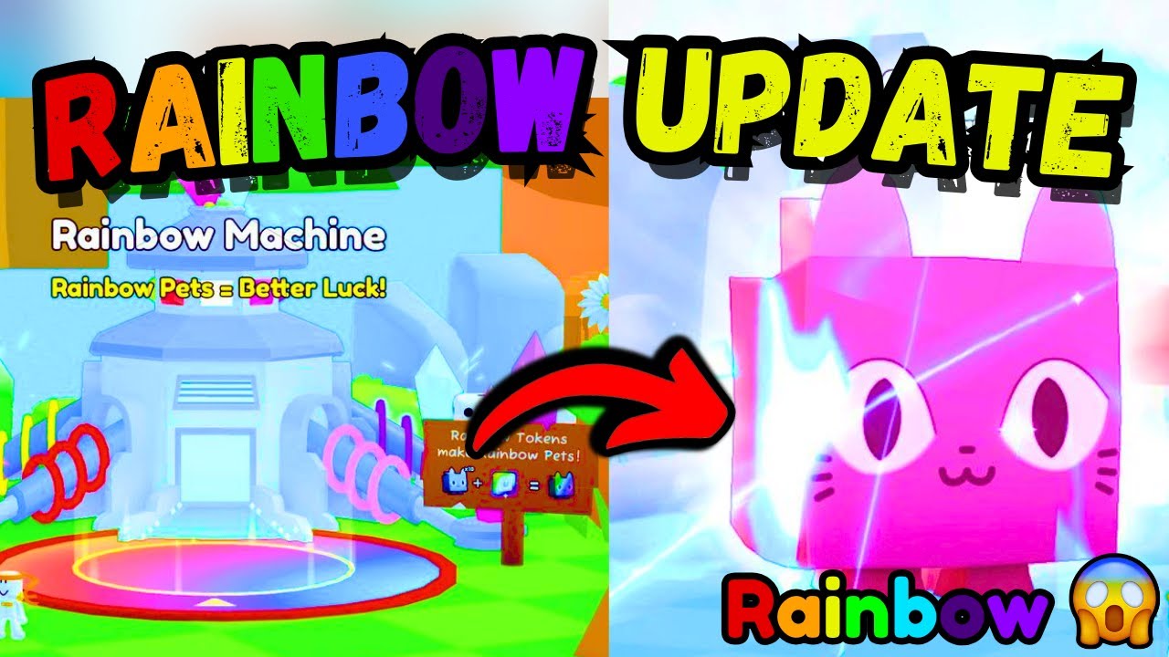🔥 NEW Rainbow Update in Pets GO! 🌈 HUGE Pets & Epic Rewards! - YouTube