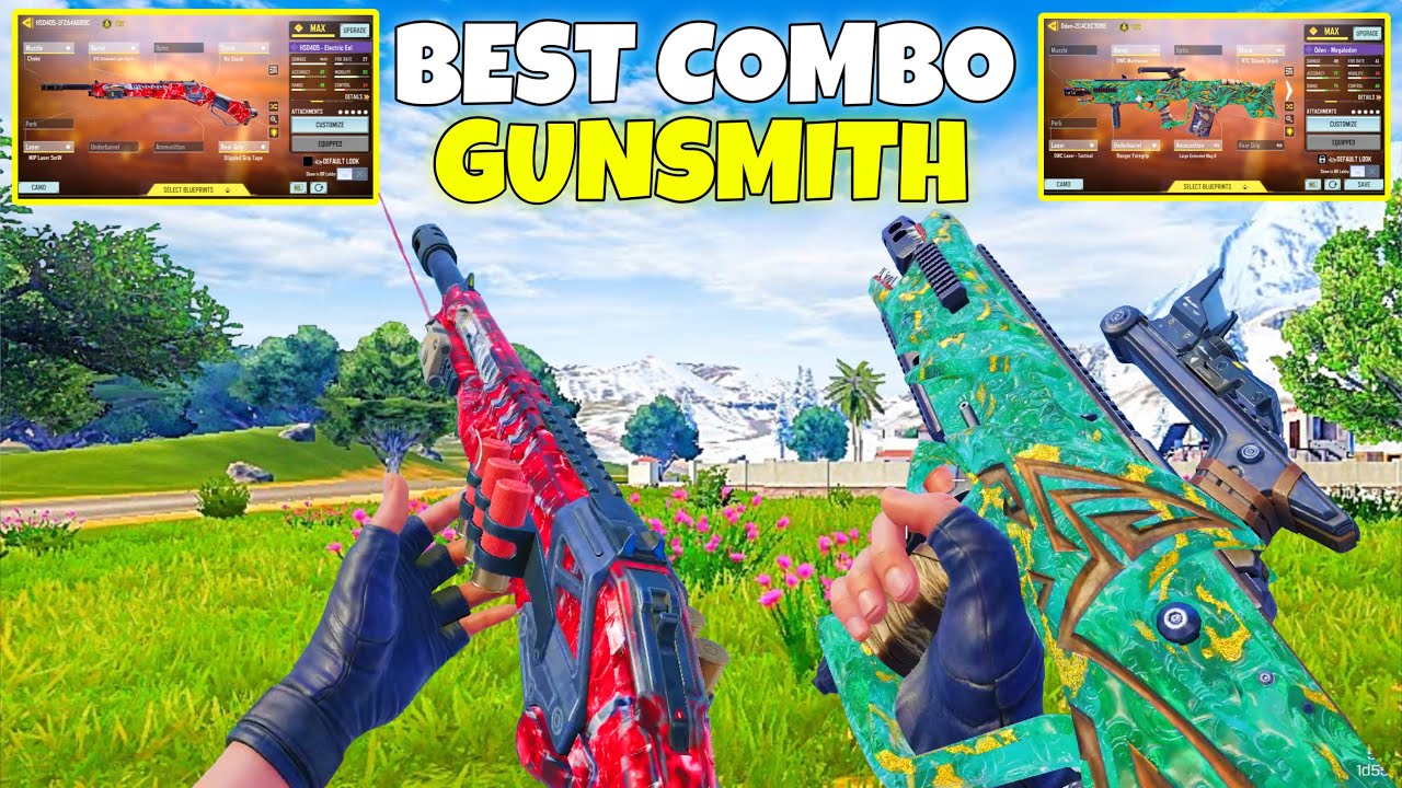 HIGH DAMAGE BEST COMBO in COD MOBILE BR | BEST GUN COMBO IN CODM BR ...