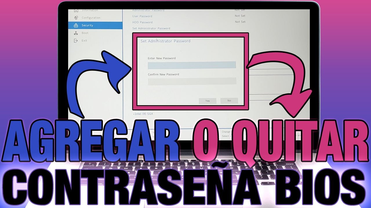 Poner O Quitar Contrase a De Administrador A La BIOS Set poner-o-quitar-contrase-a-de-administrador-a-la-bios-set