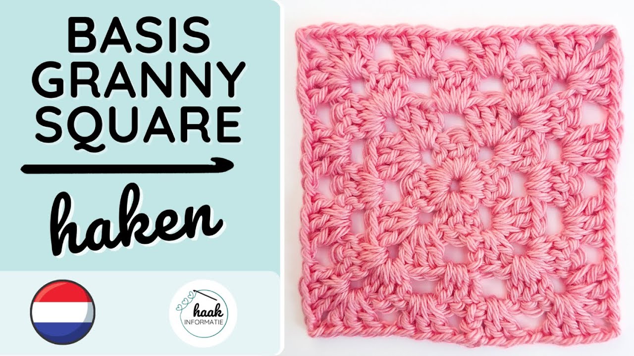 Basis Granny Square Haken - YouTube