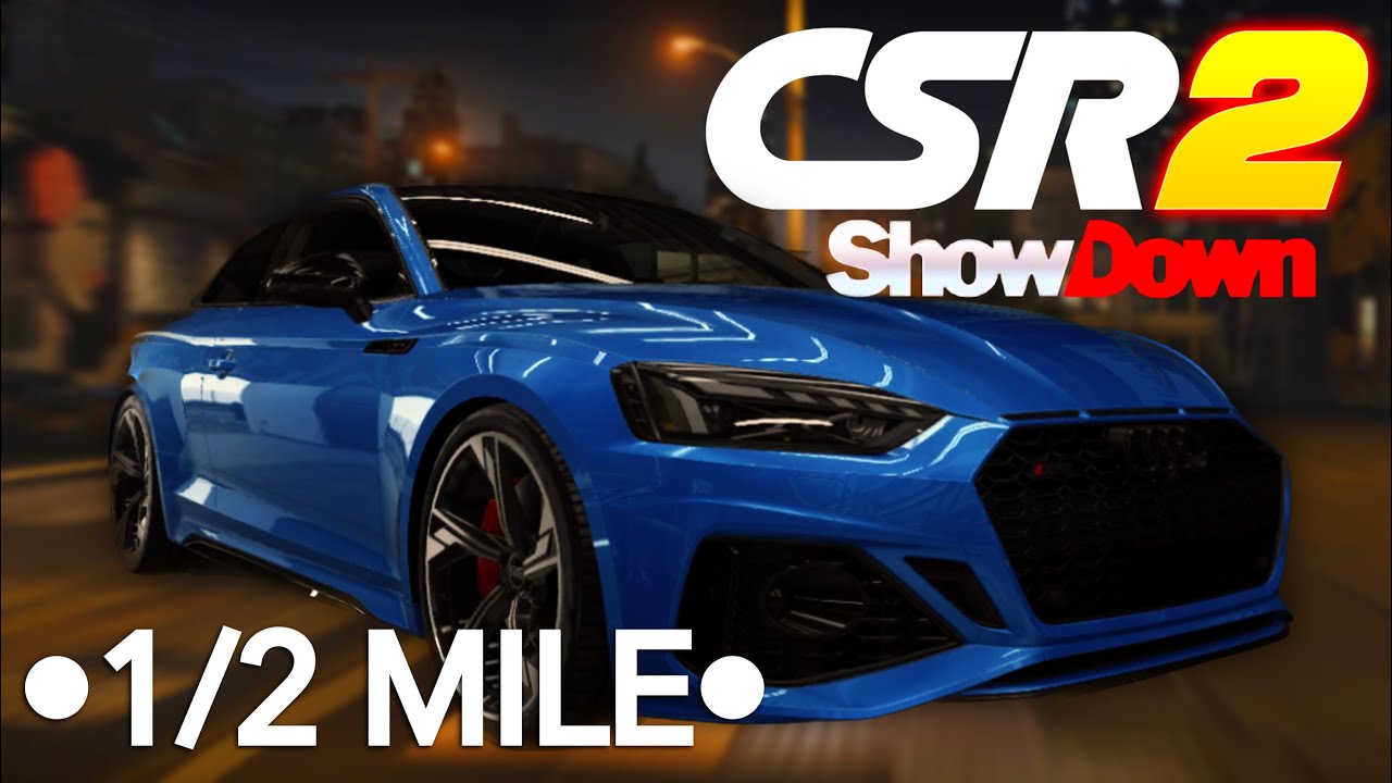 RS 5 COUPE 1/2 MILE MAXED Tune & Shift Pattern! CSR 2 - YouTube