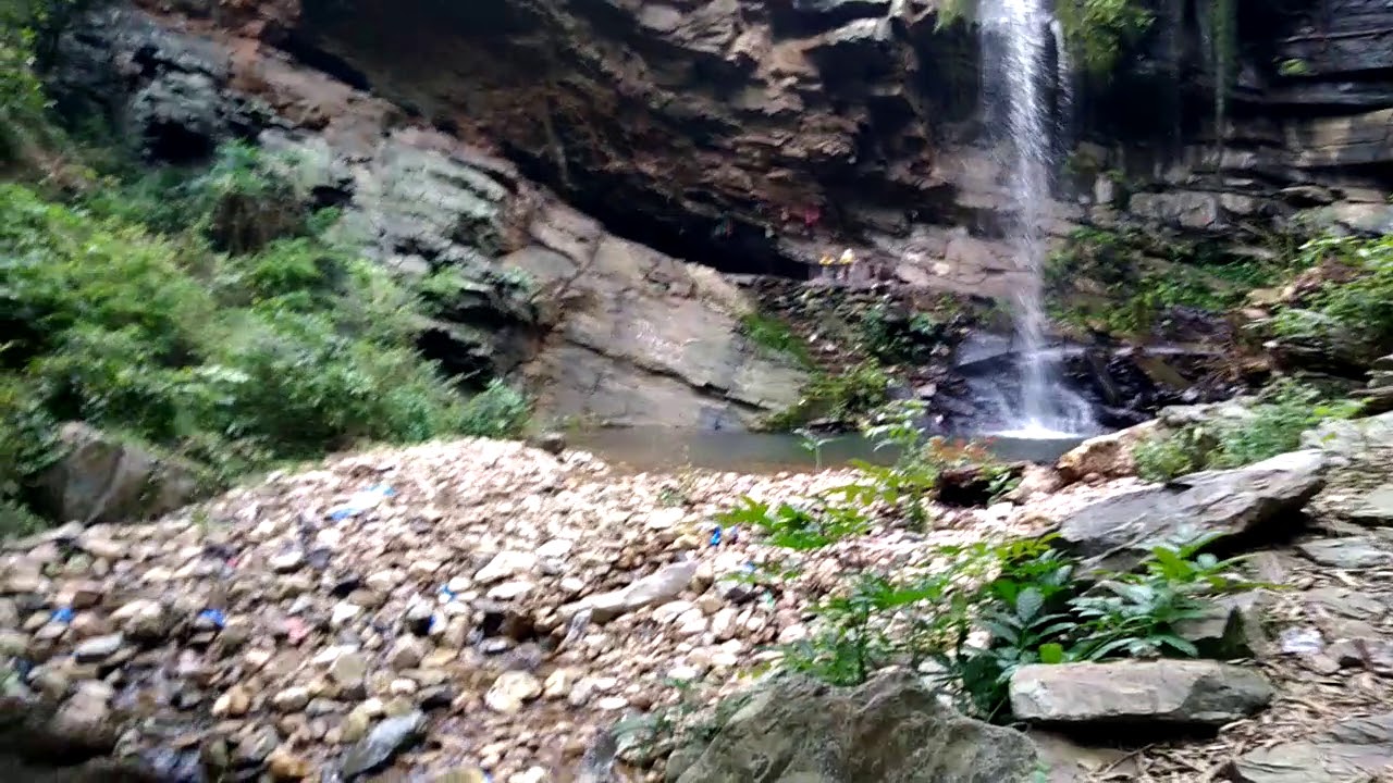 Venkatagiri kona waterfalls - YouTube