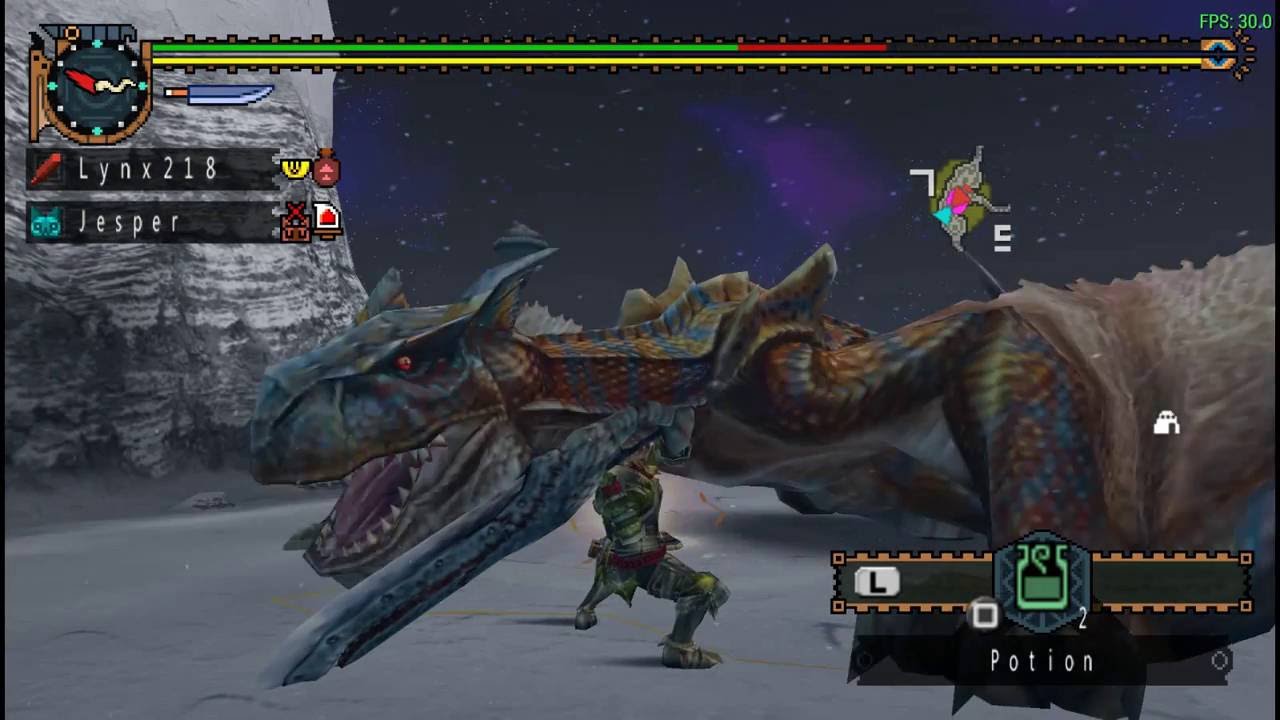 Monster Hunter Freedom Unite - 2 Tigrex (Great Sword) - YouTube