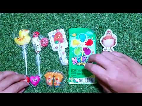 Lolipop Şeker ASMR 🍬 Tatlı Çikolata Sesleriyle Jöleli Şeker Kutusu Açılışı