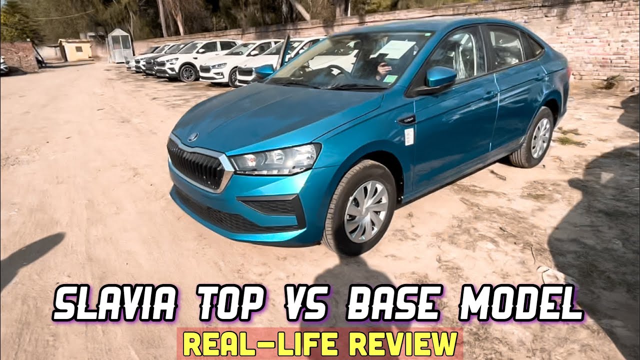 SKODA SLAVIA Base Model 👌 *Full Comparison with Top Model* | YASH - YouTube