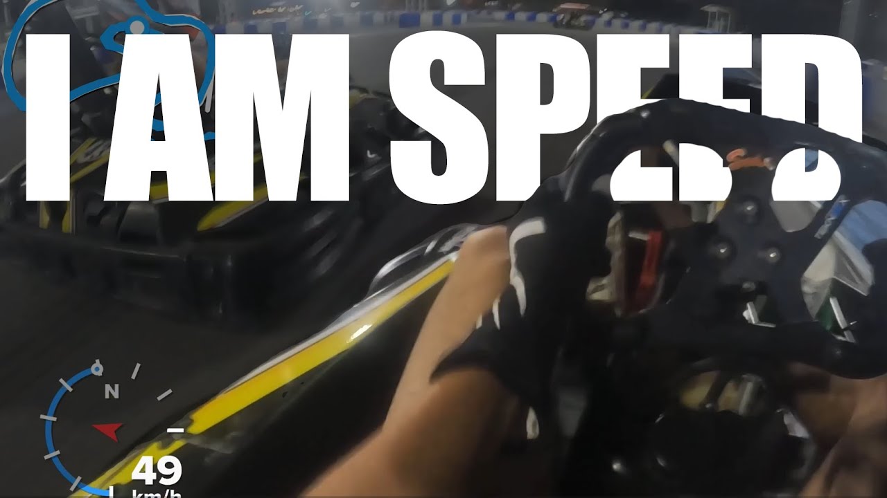 rare footage of proper racing in rental kart!!! impact speedpark - YouTube