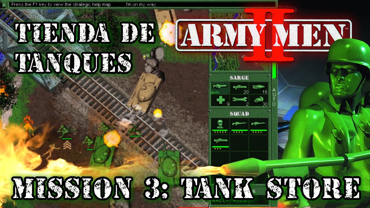 Army Men 2 - Misión 3 - Tienda de Tanques (Tank Store) - YouTube