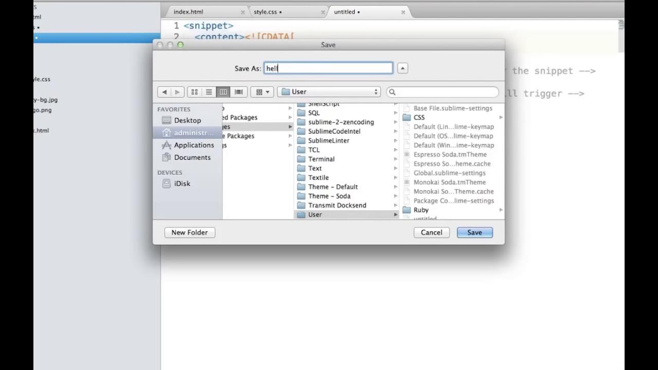Day 28 How to Create Snippets 30 Days to Learn HTML & CSS - YouTube