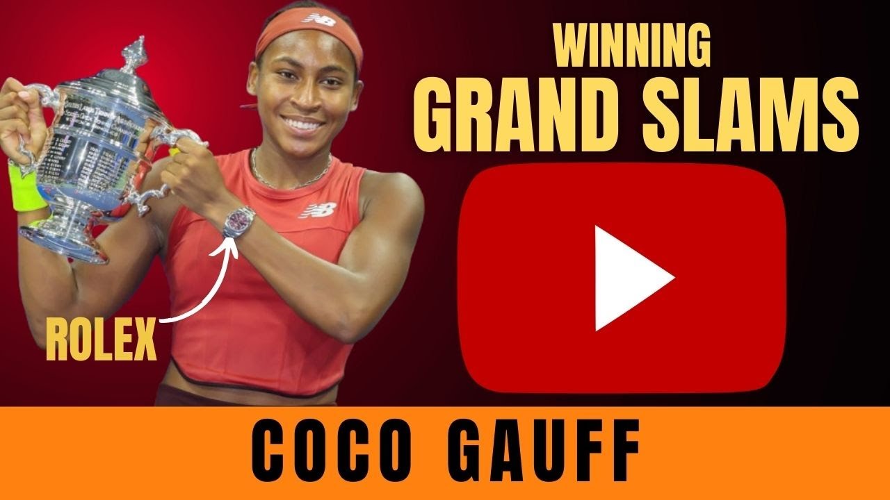 Coco Gauff intends to display other Rolex watches. - YouTube